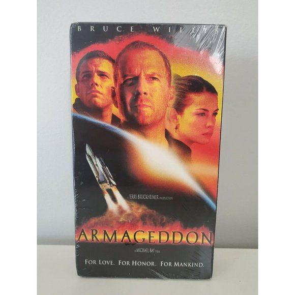 Media | Armageddon Vhs Video New Sealed Movie Ben Affleck Bruce Willis ...